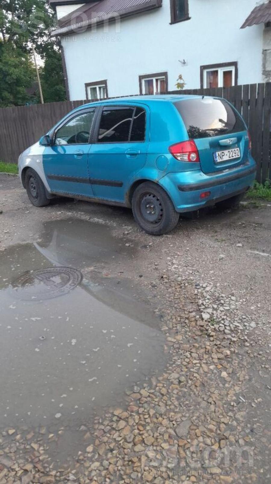Zils Hyundai Getz 2005 Rīga, ar dzinēja tilpumu 1.40 L un nobraukumu 0 tūkst. km par 250 €, foto 1 vietnē AUTOMOTO.COM.LV