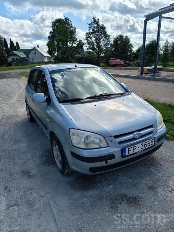 Hyundai Getz 2005 in Cesis on AUTOMOTO.COM.LV Blue Hyundai Getz 2005 in Cesis, with an engine capacity of 1.50 L and mileage of 266 thousand km for 1070 €, photo 1 on AUTOMOTO.COM.LV