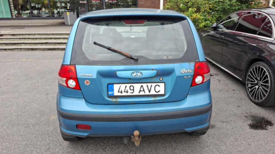 Blue Hyundai Getz 2005 in Tallinn, with an engine capacity of 0.00 L and mileage of 321 thousand km for 700 €, photo 5 on AUTOMOTO.COM.LV