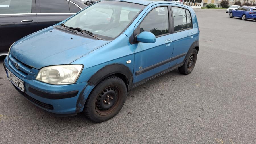 Blue Hyundai Getz 2005 in Tallinn, with an engine capacity of 0.00 L and mileage of 321 thousand km for 700 €, photo 8 on AUTOMOTO.COM.LV