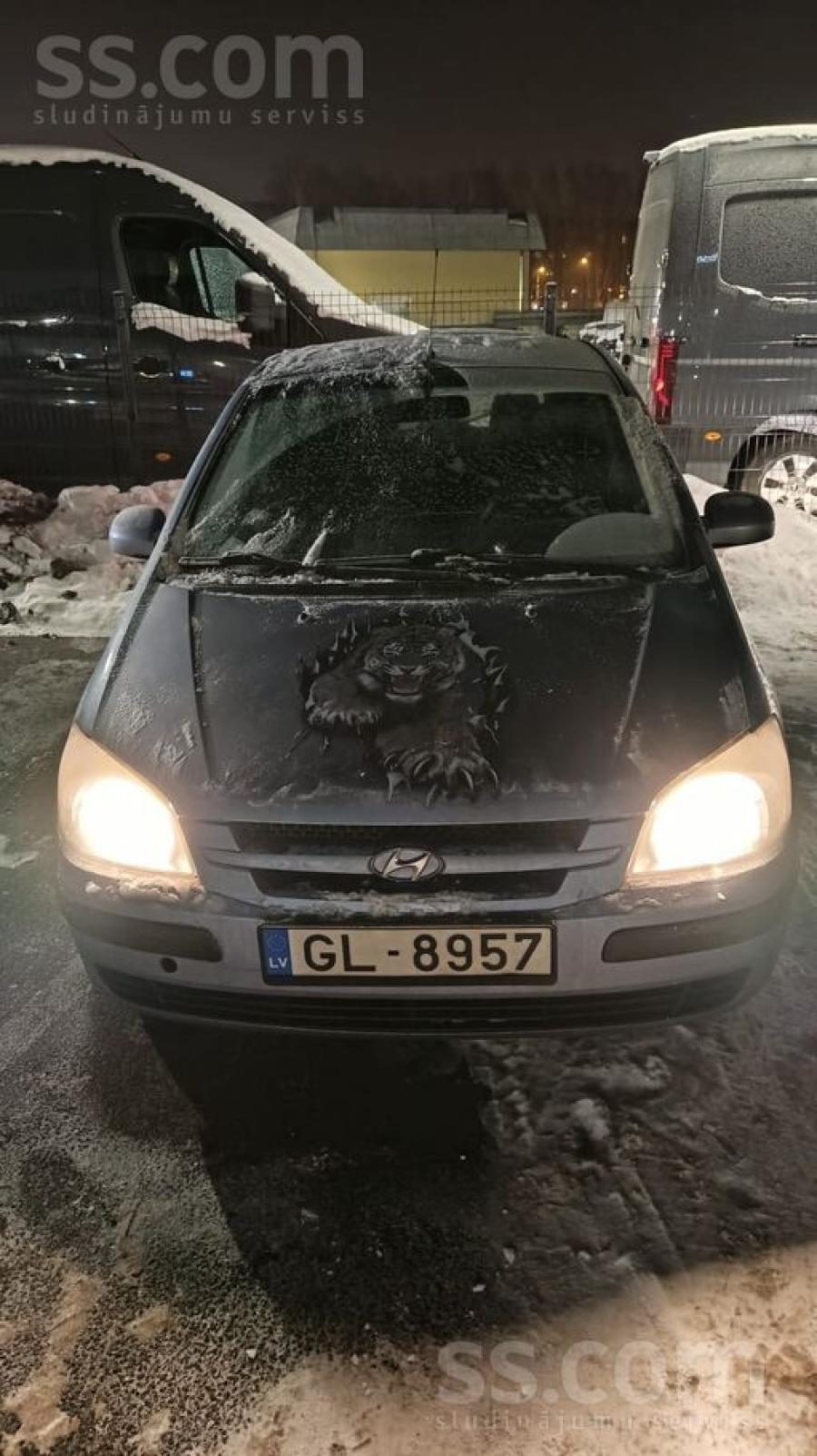 Blue Hyundai Getz 2006 in Riga, with an engine capacity of 1.40 L and mileage of 280 thousand km for 320 €, photo 1 on AUTOMOTO.COM.LV