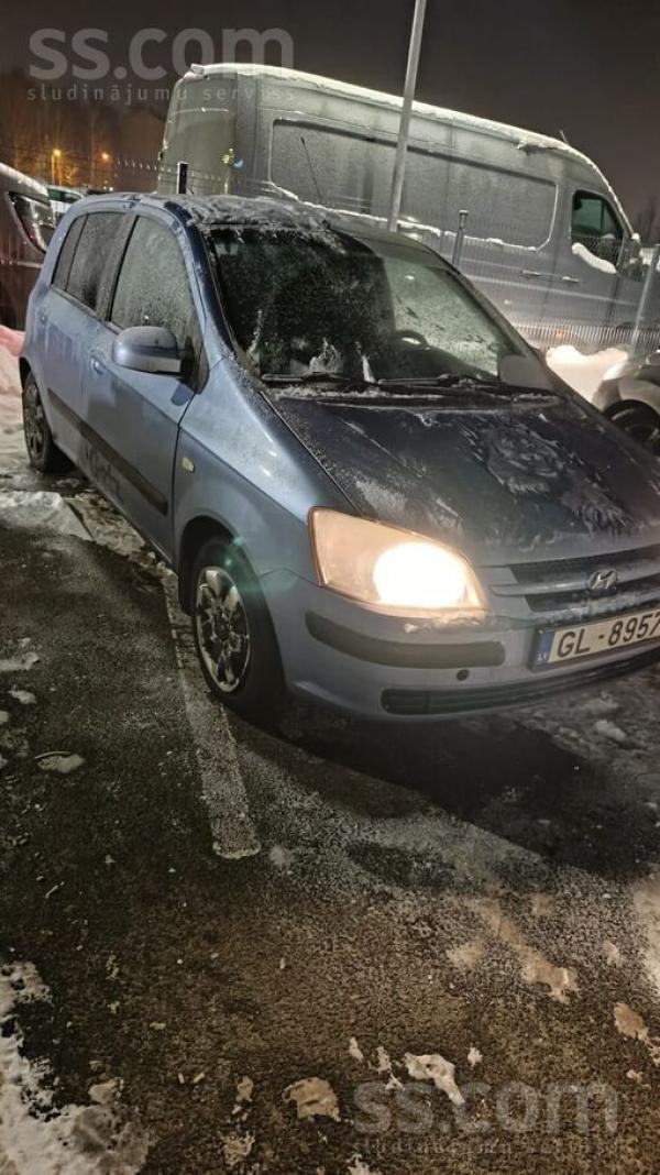 Blue Hyundai Getz 2006 in Riga, with an engine capacity of 1.40 L and mileage of 280 thousand km for 320 €, photo 3 on AUTOMOTO.COM.LV