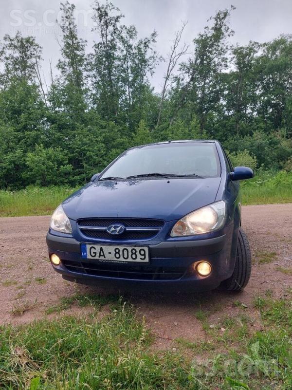 Синий Хендай Гетц 2006 в Резекне, объемом двигателя 1.40 л и пробегом 220 тыс. км за 1350 €, фото 1 на AUTOMOTO.COM.LV
