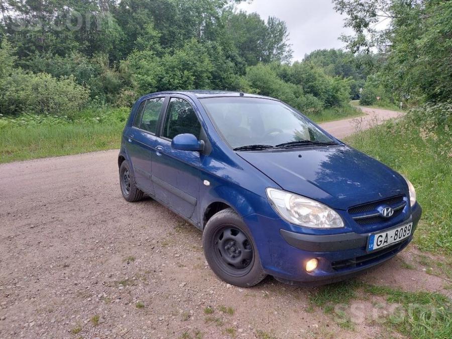 Синий Хендай Гетц 2006 в Резекне, объемом двигателя 1.40 л и пробегом 220 тыс. км за 1350 €, фото 3 на AUTOMOTO.COM.LV