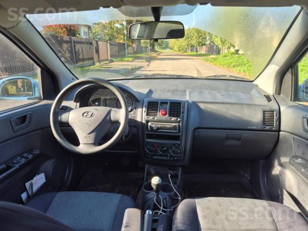 Zils Hyundai Getz 2007 Rīga, ar dzinēja tilpumu 1.40 L un nobraukumu 278 tūkst. km par 400 €, foto 3 vietnē AUTOMOTO.COM.LV
