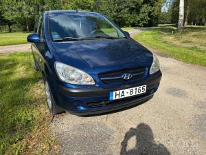 Zils Hyundai Getz 2008 Valka, ar dzinēja tilpumu 1.50 L un nobraukumu 130 tūkst. km par 1100 €, foto  vietnē AUTOMOTO.COM.LV