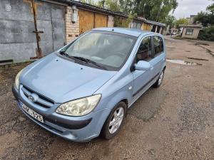 Blue Hyundai Getz 2008 in Panevezys, with an engine capacity of 1.49 L and mileage of 120 thousand km for 800 €, photo 3 on AUTOMOTO.COM.LV