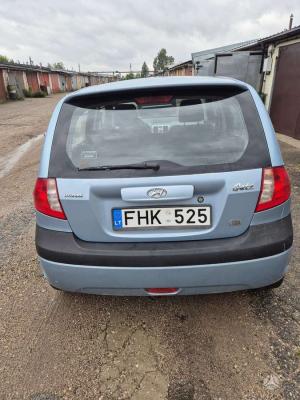 Blue Hyundai Getz 2008 in Panevezys, with an engine capacity of 1.49 L and mileage of 120 thousand km for 800 €, photo 7 on AUTOMOTO.COM.LV