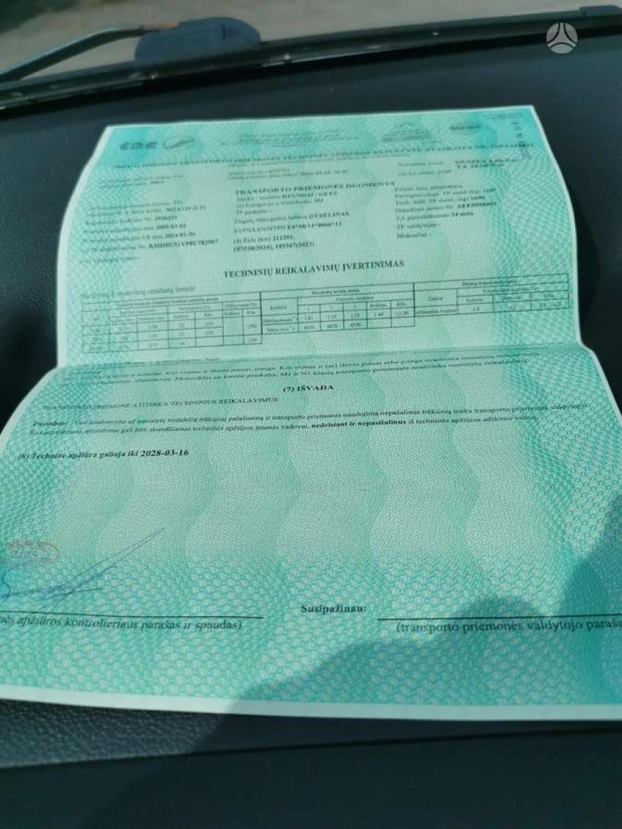 Zils Hyundai Getz 2009 Kauņa, ar dzinēja tilpumu 1.49 L un nobraukumu 212 tūkst. km par 1100 €, foto 1 vietnē AUTOMOTO.COM.LV