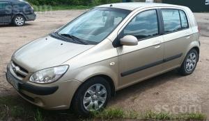 Brūns Hyundai Getz 2006 Liepāja, ar dzinēja tilpumu 1.40 L un nobraukumu 127 tūkst. km par 990 €, foto  vietnē AUTOMOTO.COM.LV