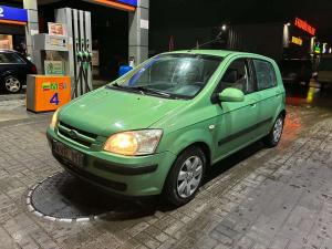 Zaļš Hyundai Getz 2003 Viļņa, ar dzinēja tilpumu 1.60 L un nobraukumu 166 tūkst. km par 800 €, foto  vietnē AUTOMOTO.COM.LV