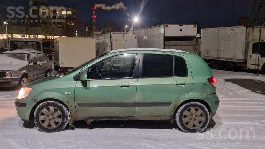 Zaļš Hyundai Getz 2005 Rīga, ar dzinēja tilpumu 1.40 L un nobraukumu 0 tūkst. km par 390 €, foto 1 vietnē AUTOMOTO.COM.LV