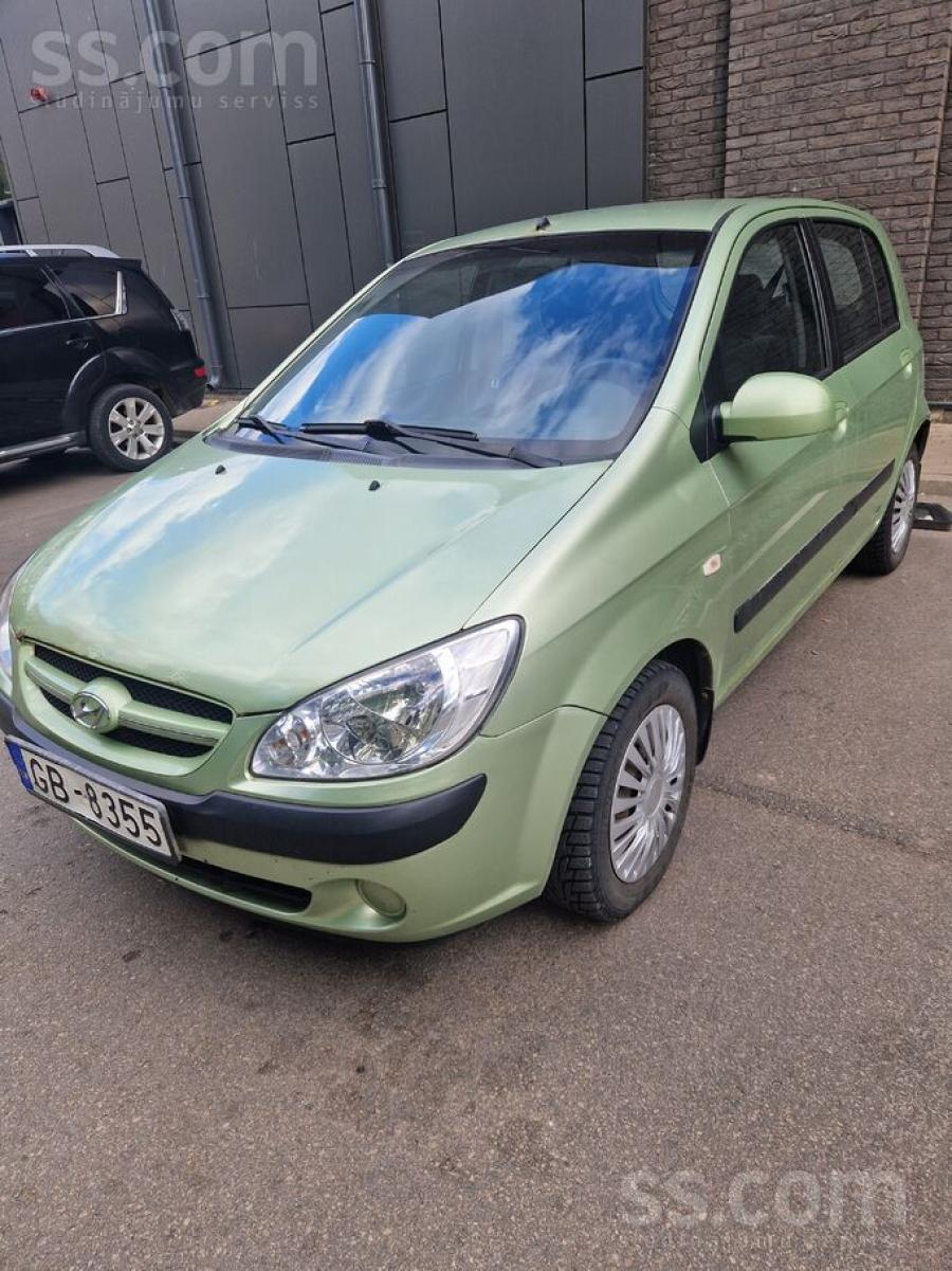 Zaļš Hyundai Getz 2006 Rīga, ar dzinēja tilpumu 1.50 L un nobraukumu 205 tūkst. km par 990 €, foto 1 vietnē AUTOMOTO.COM.LV