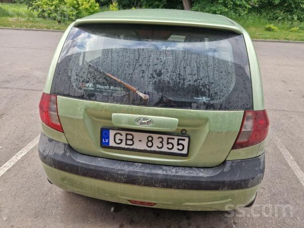 Zaļš Hyundai Getz 2006 Rīga, ar dzinēja tilpumu 1.50 L un nobraukumu 205 tūkst. km par 990 €, foto 3 vietnē AUTOMOTO.COM.LV