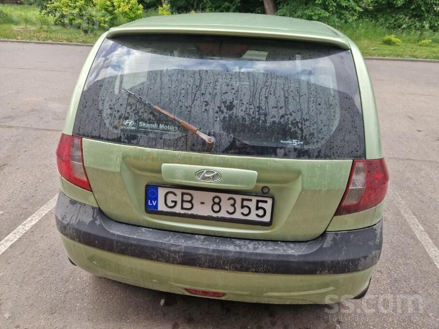 Zaļš Hyundai Getz 2006 Rīga, ar dzinēja tilpumu 1.50 L un nobraukumu 205 tūkst. km par 990 €, foto 4 vietnē AUTOMOTO.COM.LV
