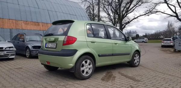 Зеленый Хендай Гетц 2006 в Валмиера, объемом двигателя 1.50 л и пробегом 243 тыс. км за 1650 €, фото 3 на AUTOMOTO.COM.LV