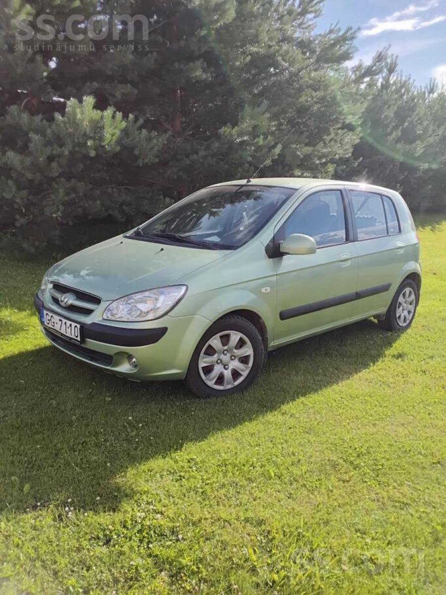 Zaļš Hyundai Getz 2006 Rēzekne, ar dzinēja tilpumu 1.40 L un nobraukumu 83 tūkst. km par 1200 €, foto 1 vietnē AUTOMOTO.COM.LV