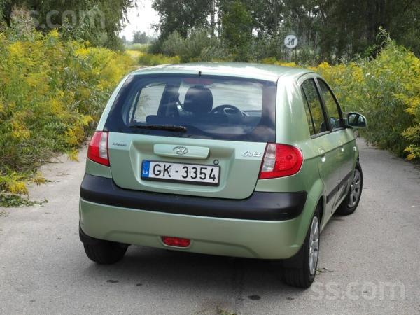 Зеленый Хендай Гетц 2007 в Рига, объемом двигателя 1.40 л и пробегом 89 тыс. км за 1870 €, фото 3 на AUTOMOTO.COM.LV