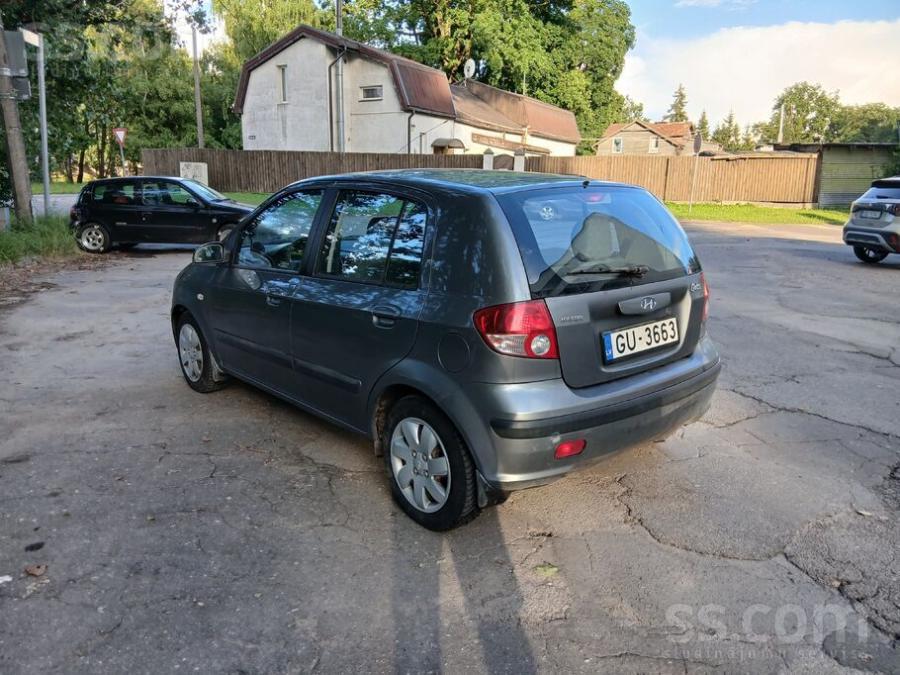 Pelēks Hyundai Getz 2004 Rīga, ar dzinēja tilpumu 1.40 L un nobraukumu 138 tūkst. km par 1200 €, foto 4 vietnē AUTOMOTO.COM.LV