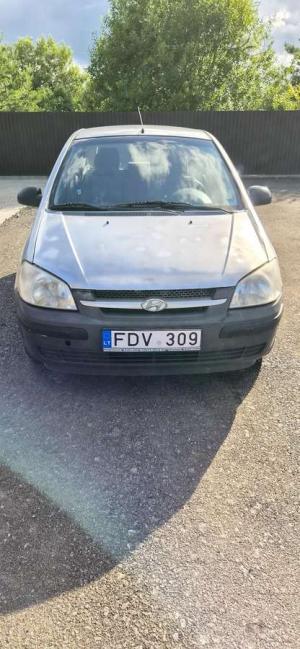 Grey Hyundai Getz 2004 in Vilnius, with an engine capacity of 1.49 L and mileage of 209 thousand km for 500 €, photo 9 on AUTOMOTO.COM.LV