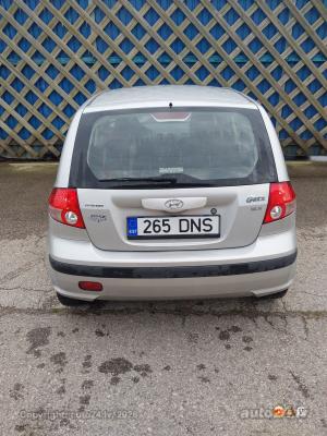 Pelēks Hyundai Getz 2004 Tallina, ar dzinēja tilpumu 1.30 L un nobraukumu 70 tūkst. km par 2000 €, foto 7 vietnē AUTOMOTO.COM.LV