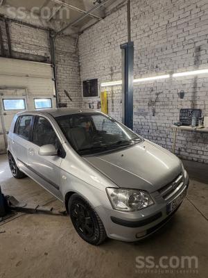 Grey Hyundai Getz 2004 in Kuldiga, with an engine capacity of 1.40 L and mileage of 0 thousand km for 550 €, photo  on AUTOMOTO.COM.LV