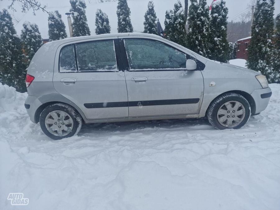 Pelēks Hyundai Getz 2005 Anykščiai, ar dzinēja tilpumu 1.30 L un nobraukumu 164 tūkst. km par 390 €, foto 2 vietnē AUTOMOTO.COM.LV