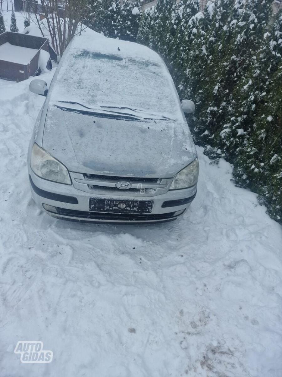 Pelēks Hyundai Getz 2005 Anykščiai, ar dzinēja tilpumu 1.30 L un nobraukumu 164 tūkst. km par 390 €, foto 4 vietnē AUTOMOTO.COM.LV