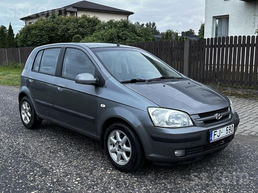 Pelēks Hyundai Getz 2005 Rīga, ar dzinēja tilpumu 1.30 L un nobraukumu 190 tūkst. km par 1250 €, foto 4 vietnē AUTOMOTO.COM.LV