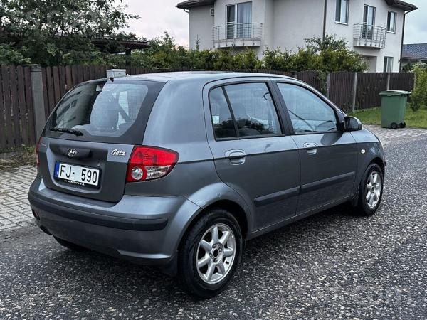 Grey Hyundai Getz 2005 in Riga, with an engine capacity of 1.30 L and mileage of 190 thousand km for 1250 €, photo 4 on AUTOMOTO.COM.LV