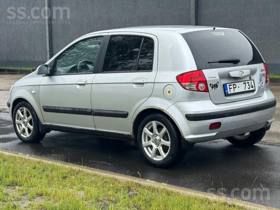 Pelēks Hyundai Getz 2005 Rīga, ar dzinēja tilpumu 1.40 L un nobraukumu 152 tūkst. km par 850 €, foto 6 vietnē AUTOMOTO.COM.LV