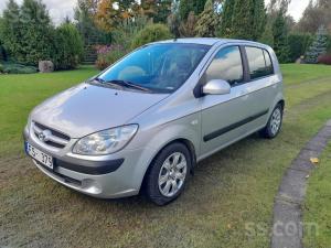 Pelēks Hyundai Getz 2005 Bauska, ar dzinēja tilpumu 1.40 L un nobraukumu 99 tūkst. km par 1500 €, foto  vietnē AUTOMOTO.COM.LV