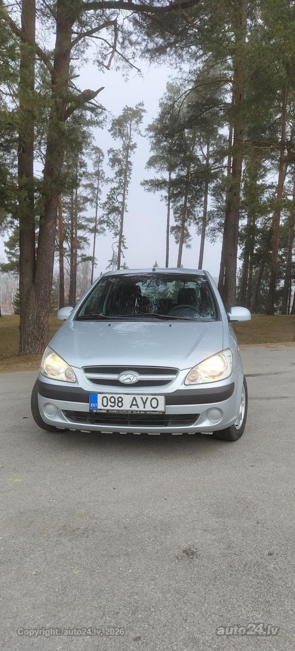 Grey Hyundai Getz 2007 in Tallinn, with an engine capacity of 1.40 L and mileage of 243 thousand km for 1200 €, photo 1 on AUTOMOTO.COM.LV