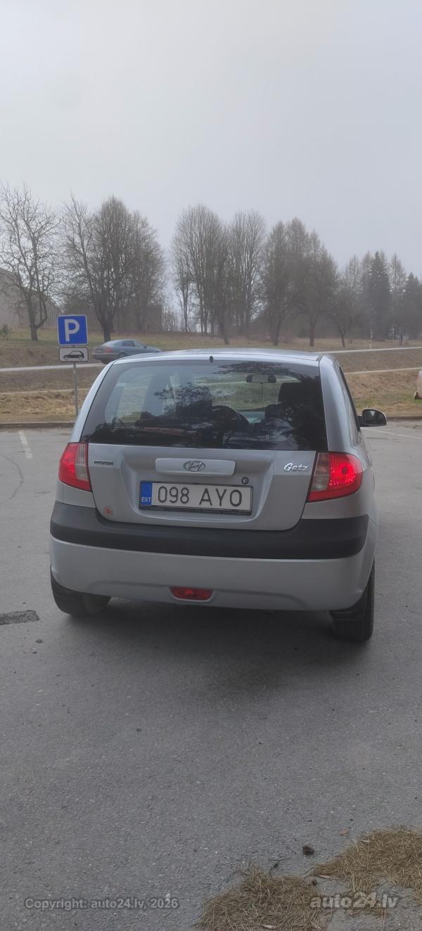 Grey Hyundai Getz 2007 in Tallinn, with an engine capacity of 1.40 L and mileage of 243 thousand km for 1200 €, photo 4 on AUTOMOTO.COM.LV