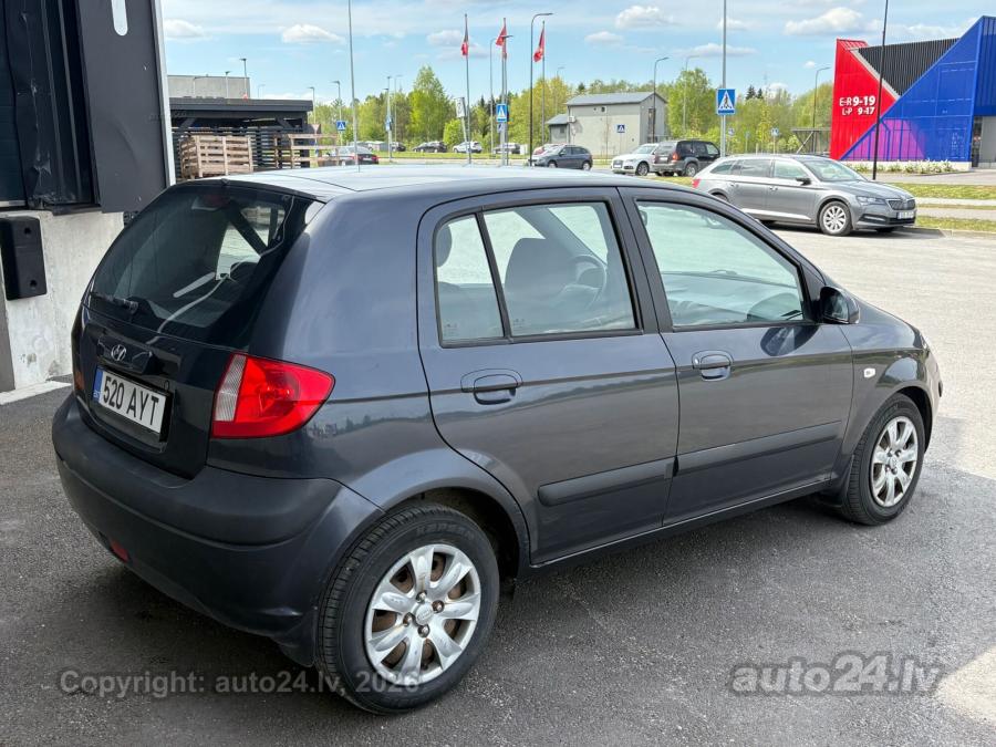 Pelēks Hyundai Getz 2007 Rapla, ar dzinēja tilpumu 1.40 L un nobraukumu 263 tūkst. km par 999 €, foto 7 vietnē AUTOMOTO.COM.LV