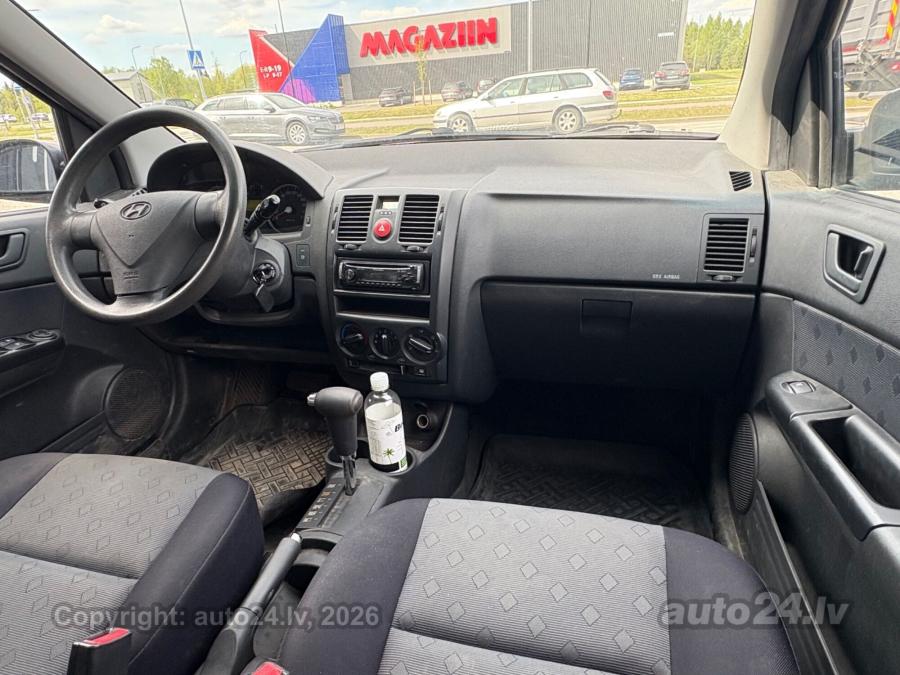 Pelēks Hyundai Getz 2007 Rapla, ar dzinēja tilpumu 1.40 L un nobraukumu 263 tūkst. km par 999 €, foto 12 vietnē AUTOMOTO.COM.LV