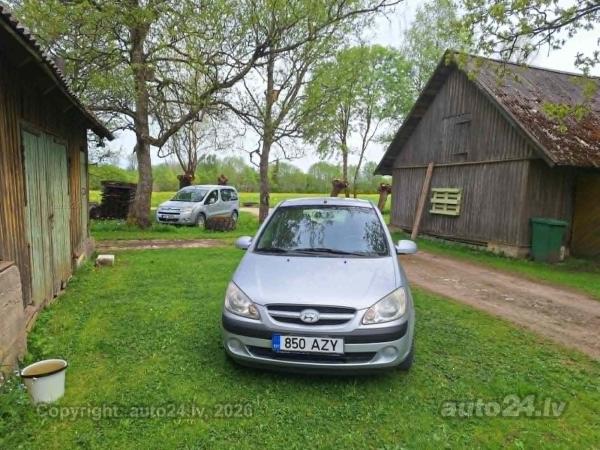 Grey Hyundai Getz 2007 in Jogeva, with an engine capacity of 1.40 L and mileage of 261 thousand km for 950 €, photo 1 on AUTOMOTO.COM.LV