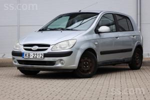 Pelēks Hyundai Getz 2007 Rīga, ar dzinēja tilpumu 1.40 L un nobraukumu 0 tūkst. km par 995 €, foto  vietnē AUTOMOTO.COM.LV