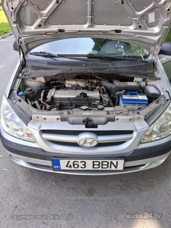 Grey Hyundai Getz 2008 in Tallinn, with an engine capacity of 1.40 L and mileage of 207 thousand km for 1200 €, photo 4 on AUTOMOTO.COM.LV