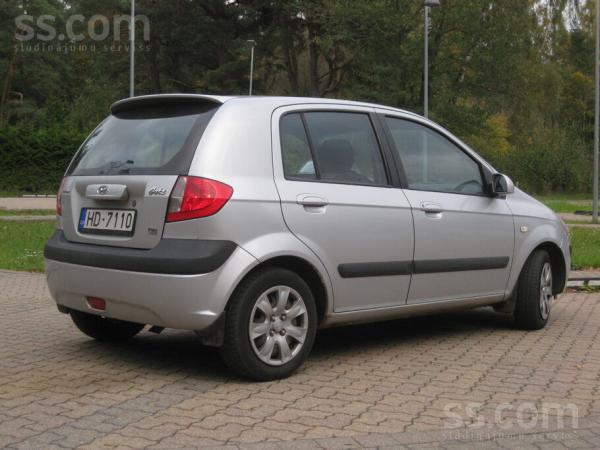 Grey Hyundai Getz 2008 in Riga, with an engine capacity of 1.50 L and mileage of 0 thousand km for 900 €, photo 5 on AUTOMOTO.COM.LV