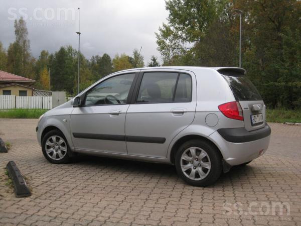 Grey Hyundai Getz 2008 in Riga, with an engine capacity of 1.50 L and mileage of 0 thousand km for 900 €, photo 6 on AUTOMOTO.COM.LV