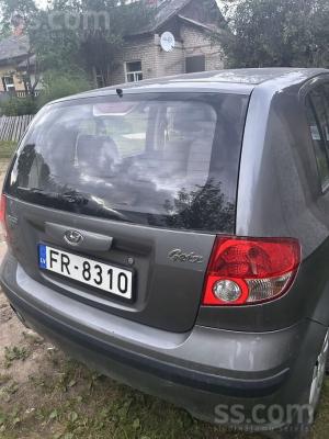 Grey Hyundai Getz 2005 in Daugavpils, with an engine capacity of 1.40 L and mileage of 152 thousand km for 600 €, photo  on AUTOMOTO.COM.LV