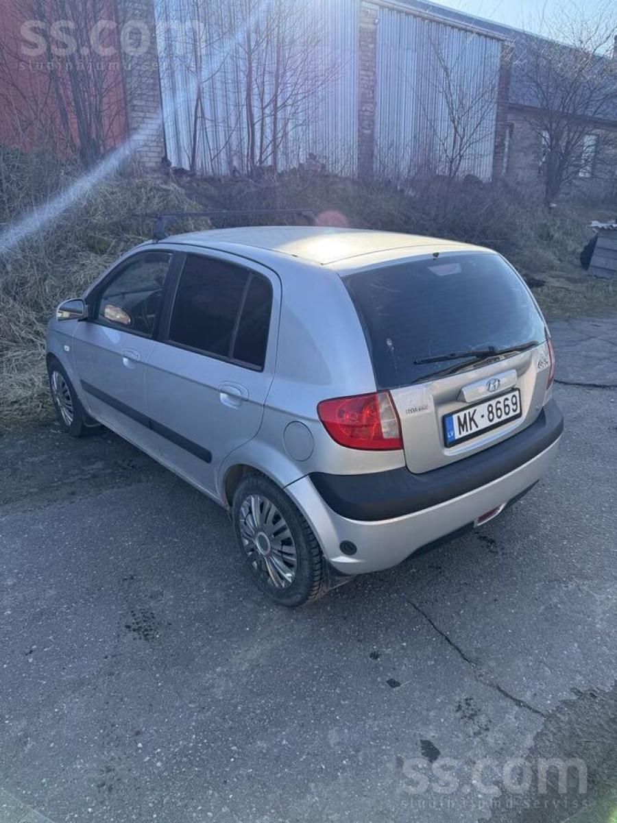Hyundai Getz 2006 Rīga, ar dzinēja tilpumu 1.60 L un nobraukumu 223 tūkst. km par 1200 €, foto 5 vietnē AUTOMOTO.COM.LV
