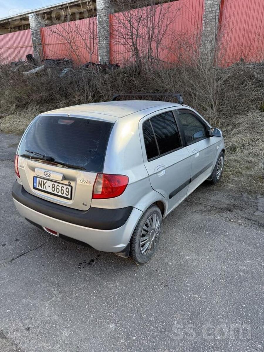Hyundai Getz 2006 Rīga, ar dzinēja tilpumu 1.60 L un nobraukumu 223 tūkst. km par 1200 €, foto 6 vietnē AUTOMOTO.COM.LV
