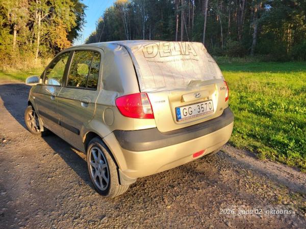 Hyundai Getz 2006 Rīga, ar dzinēja tilpumu 1.50 L un nobraukumu 186 tūkst. km par 450 €, foto 6 vietnē AUTOMOTO.COM.LV