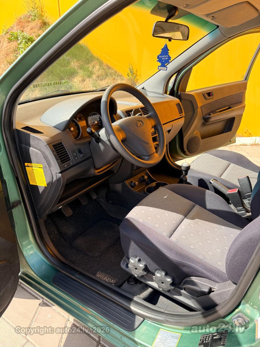 Hyundai Getz 2007 Tartu, ar dzinēja tilpumu 1.40 L un nobraukumu 155 tūkst. km par 1800 €, foto 5 vietnē AUTOMOTO.COM.LV