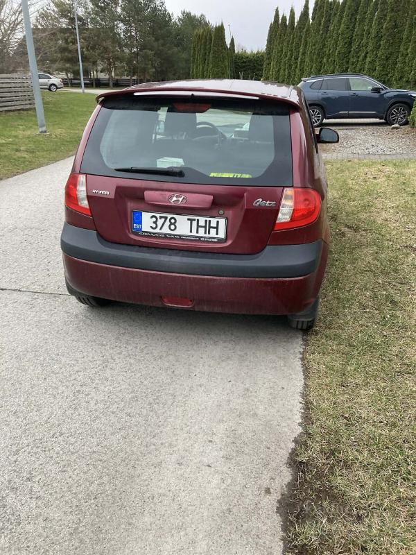 Hyundai Getz 2008 in Tallinn, with an engine capacity of 1.40 L and mileage of 173 thousand km for 1550 €, photo 2 on AUTOMOTO.COM.LV