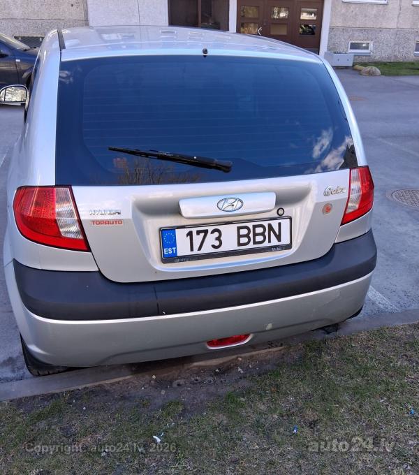 Hyundai Getz 2008 in Tallinn, with an engine capacity of 1.40 L and mileage of 126 thousand km for 800 €, photo 2 on AUTOMOTO.COM.LV