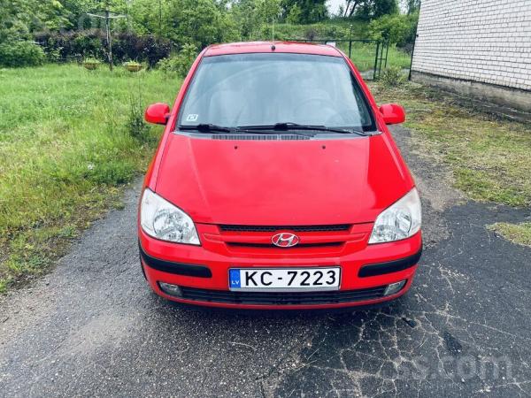 Red Hyundai Getz 2004 in Daugavpils, with an engine capacity of 1.10 L and mileage of 157 thousand km for 1750 €, photo 5 on AUTOMOTO.COM.LV
