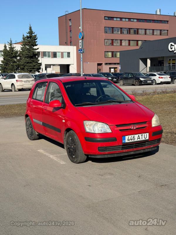 Sarkans Hyundai Getz 2004 Tallina, ar dzinēja tilpumu 1.30 L un nobraukumu 147 tūkst. km par 999 €, foto 3 vietnē AUTOMOTO.COM.LV